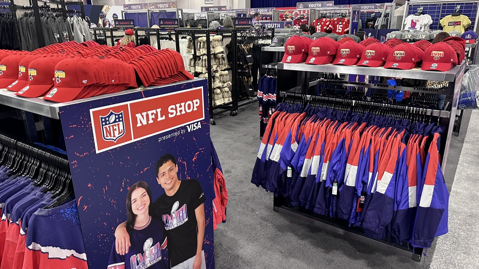 Super Bowl LVIII: La Tienda oficial de la NFL en Las Vegas | 12news.com