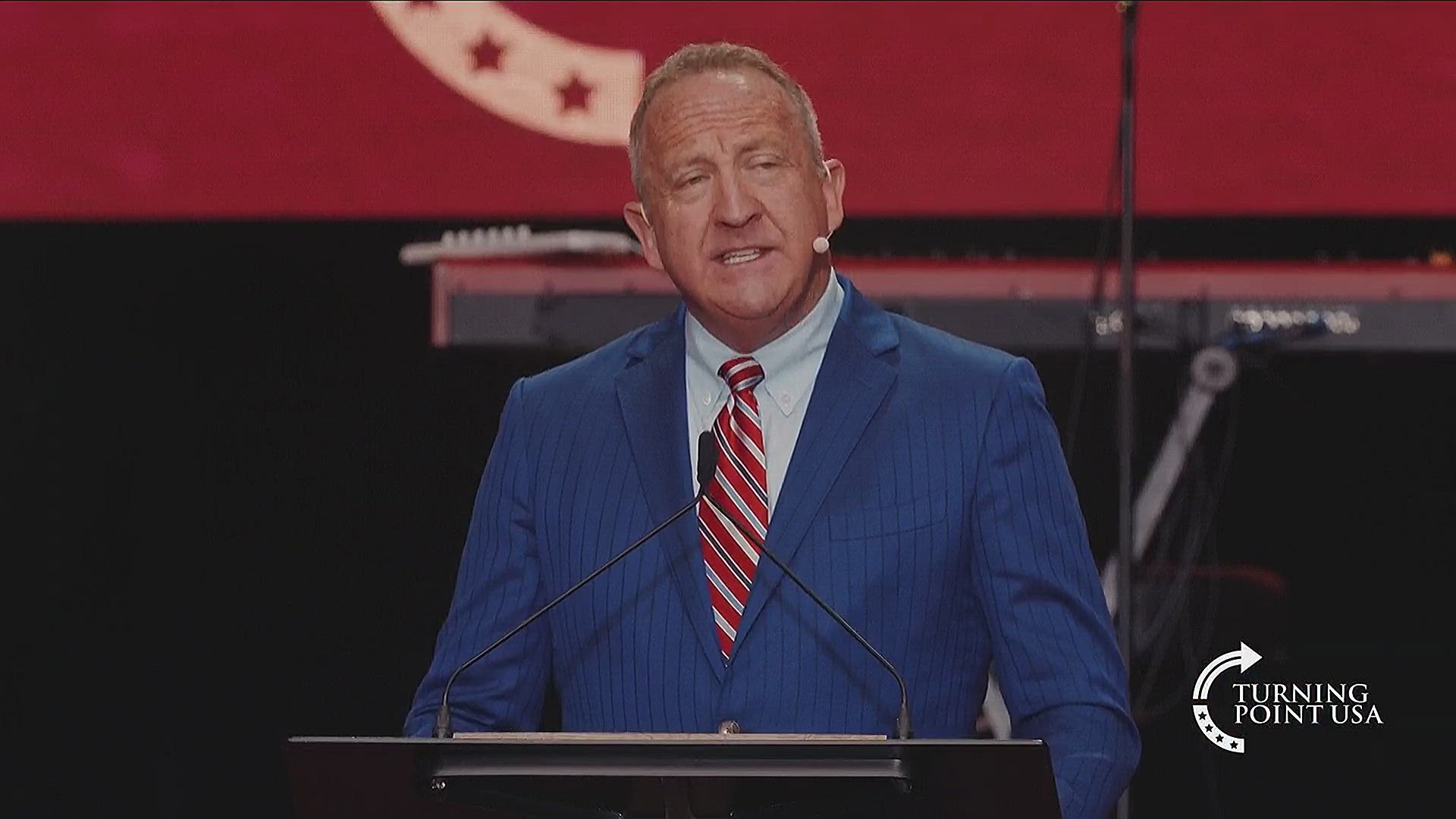 Pastor Rob McCoy speaks at Charlie Kirk Memorial | 12news.com