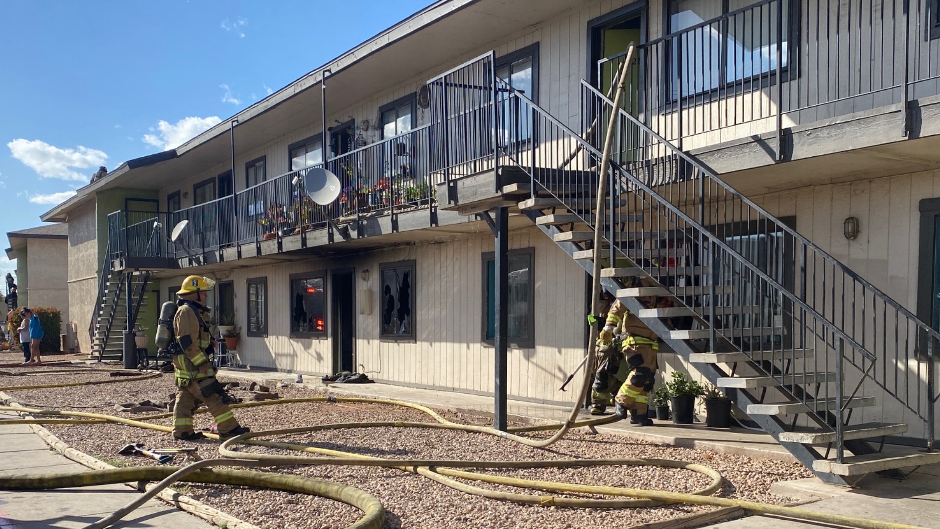 First alarm fire reported at Phoenix apartment complex off I-17 ...