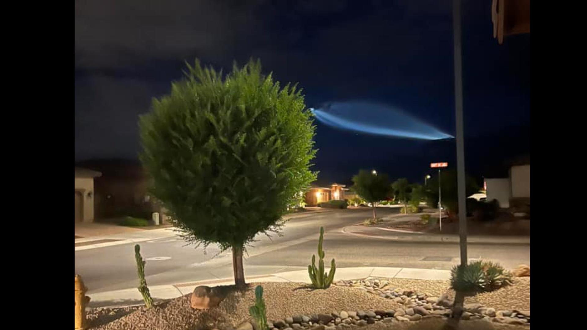 What was the light in the sky last night? | 12news.com