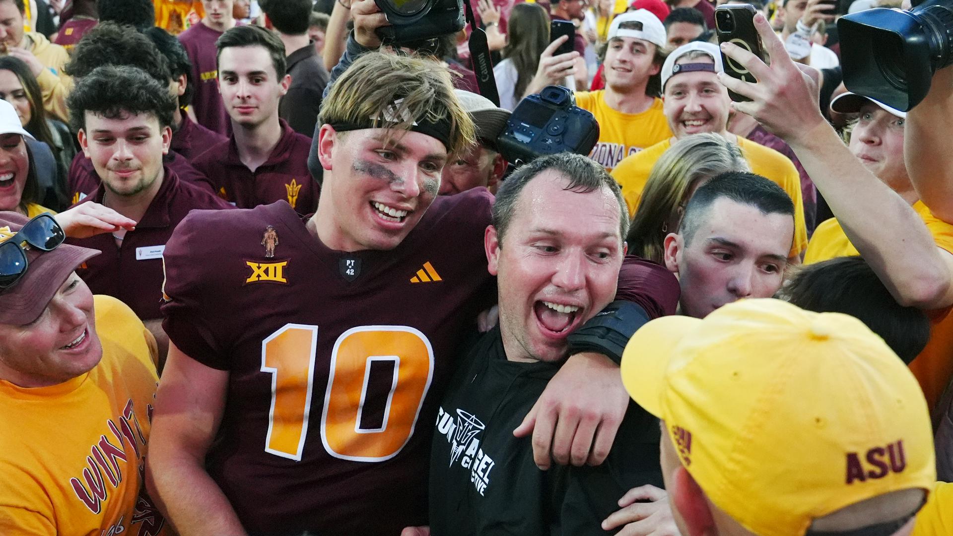 ASU head football coach Kenny Dillingham honored by Big 12 award ...