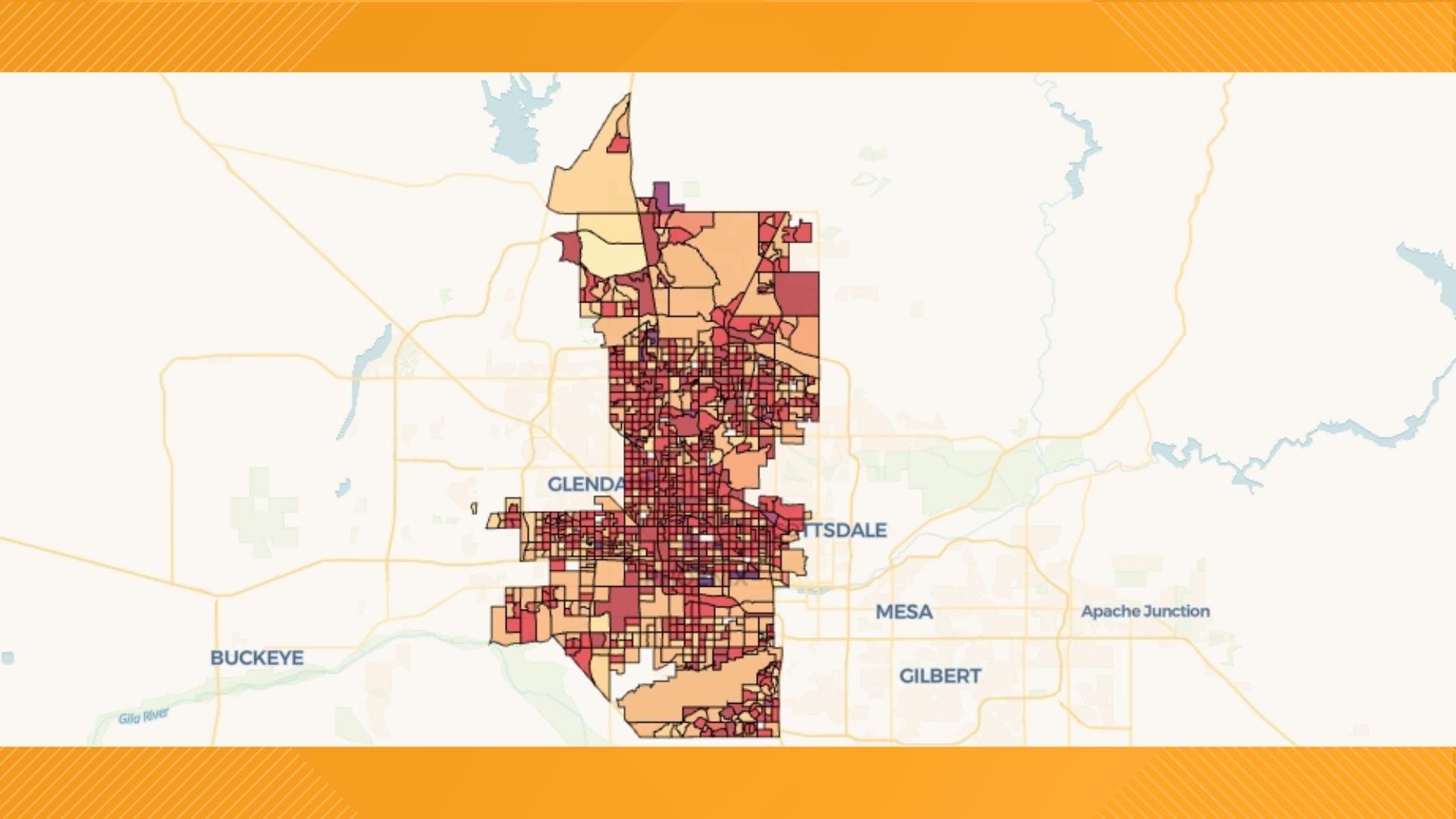Phoenix's 'heat island' raising temperature by several degrees | 12news.com