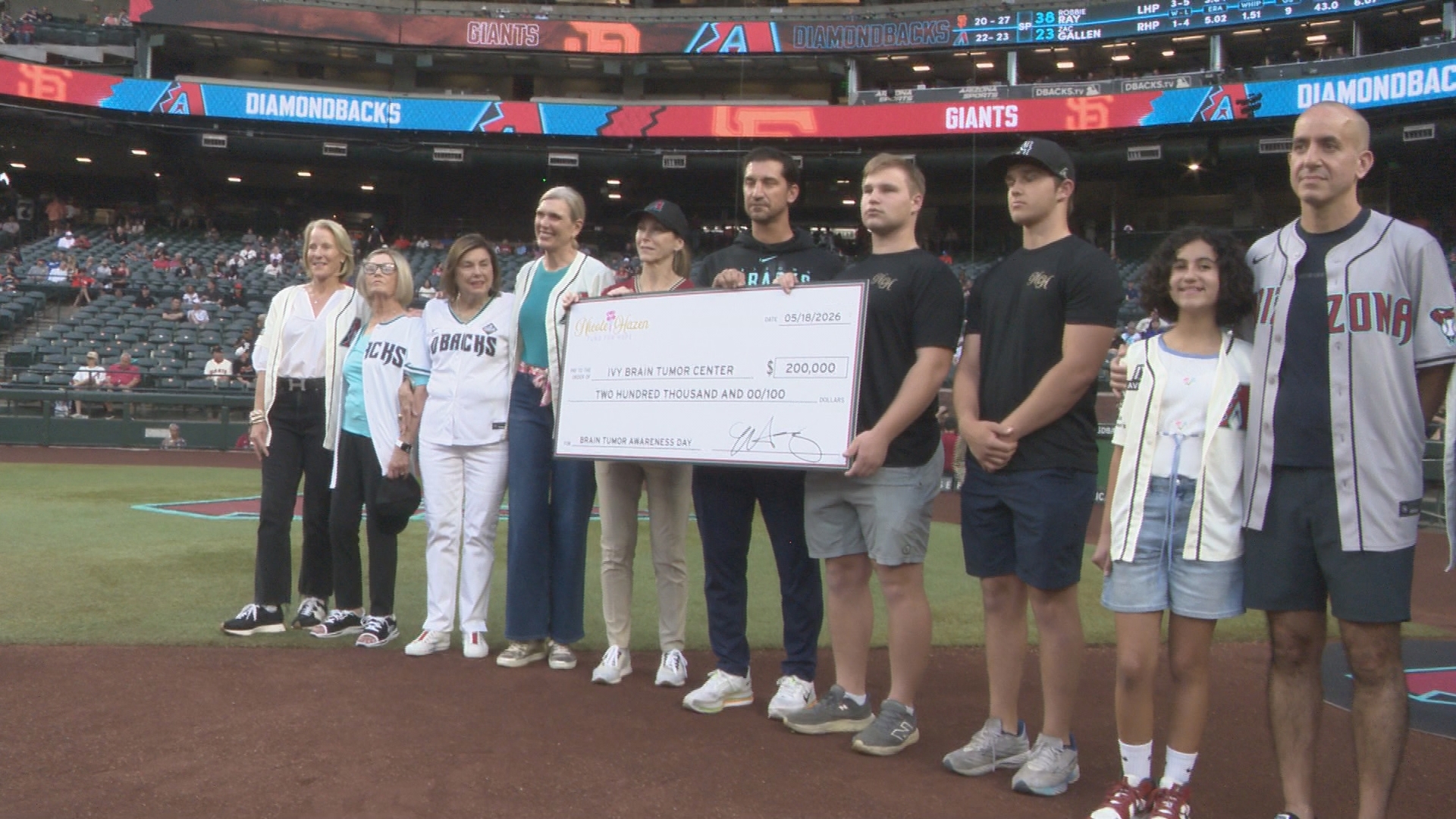 D-backs GM Mike Hazen turns personal loss into hope with $200K brain ...