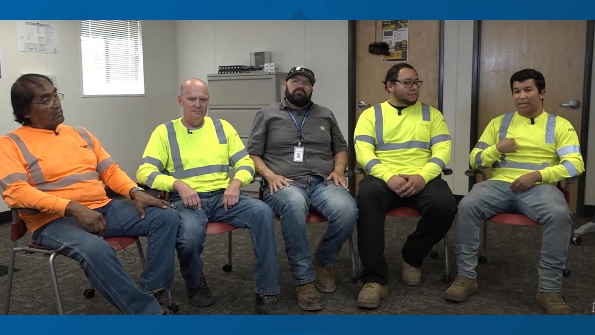 ADOT crew recalls how they rescued woman from canal | 12news.com