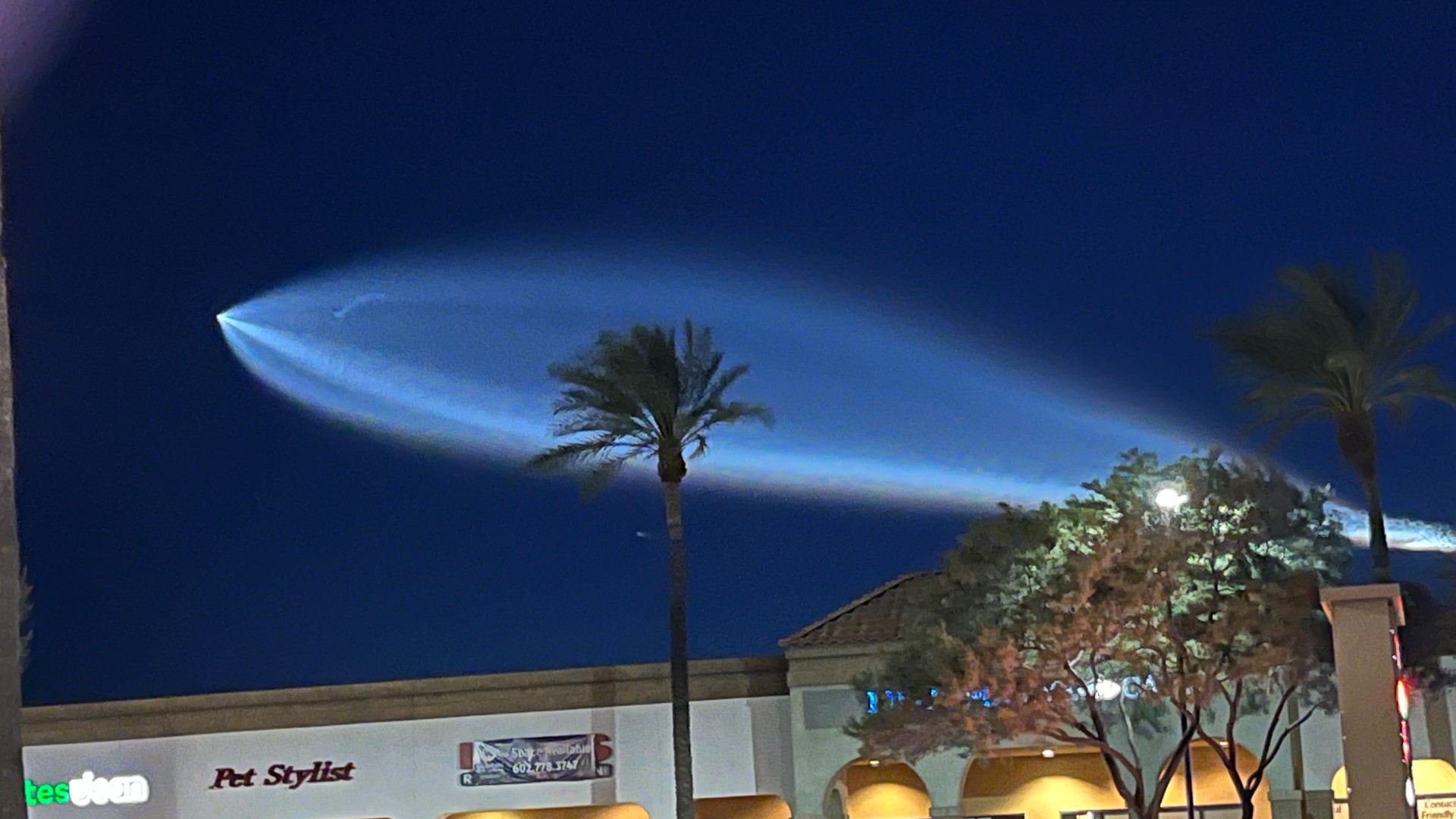 SpaceX Falcon 9 rocket launch seen in Arizona skies | 12news.com