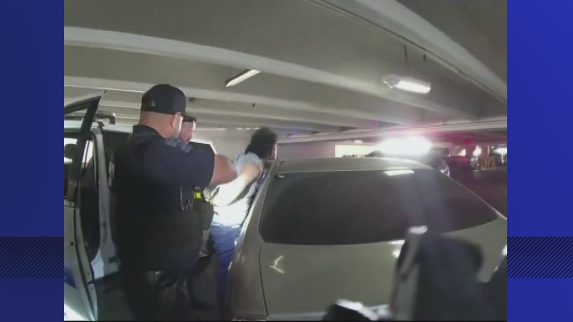 Police release arrest video of man accused of stabbing two women in ...