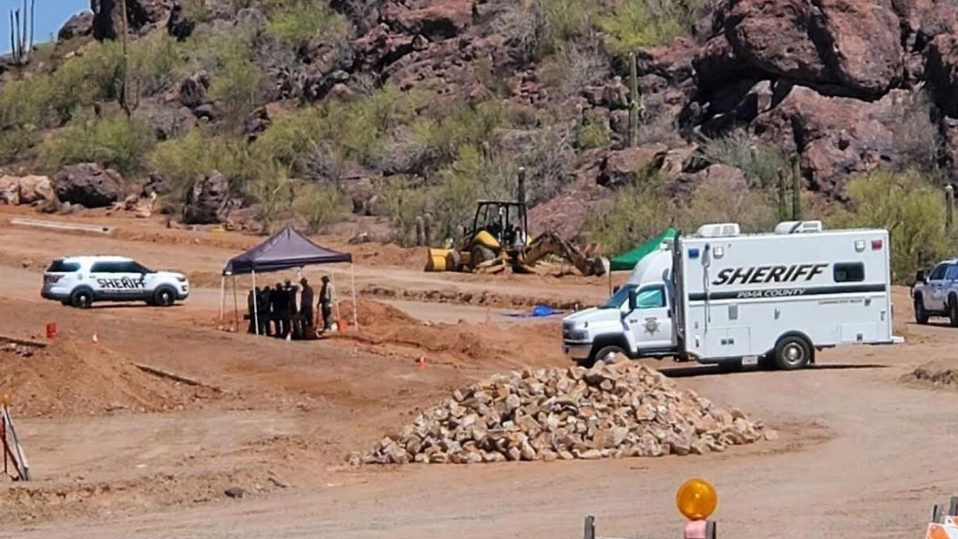 Construction halted after human remains found at project site in Pima ...