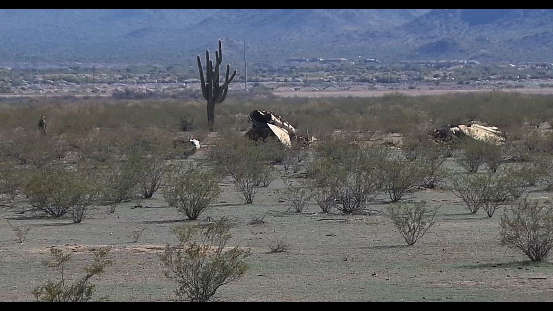 Pilot safe after Mirage F1 jet crashes near Luke AFB | 12news.com