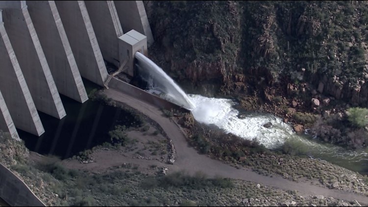 SRP starting to release water from Bartlett Dam | 12news.com