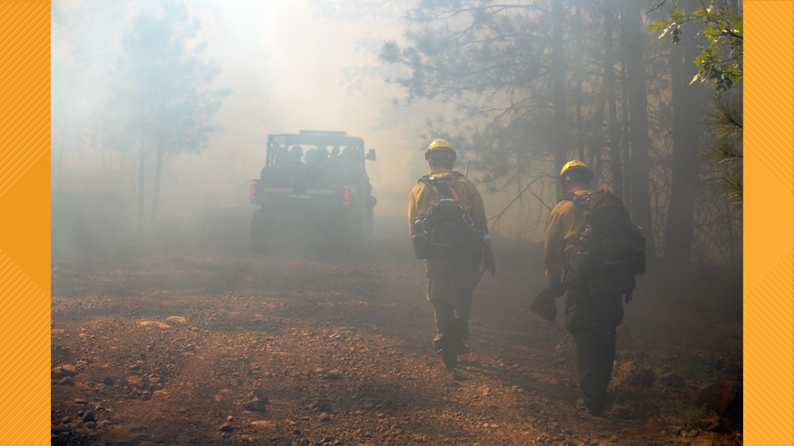 Wilbur Fire nearly 8,000 acres on Coconino National Forest | 12news.com