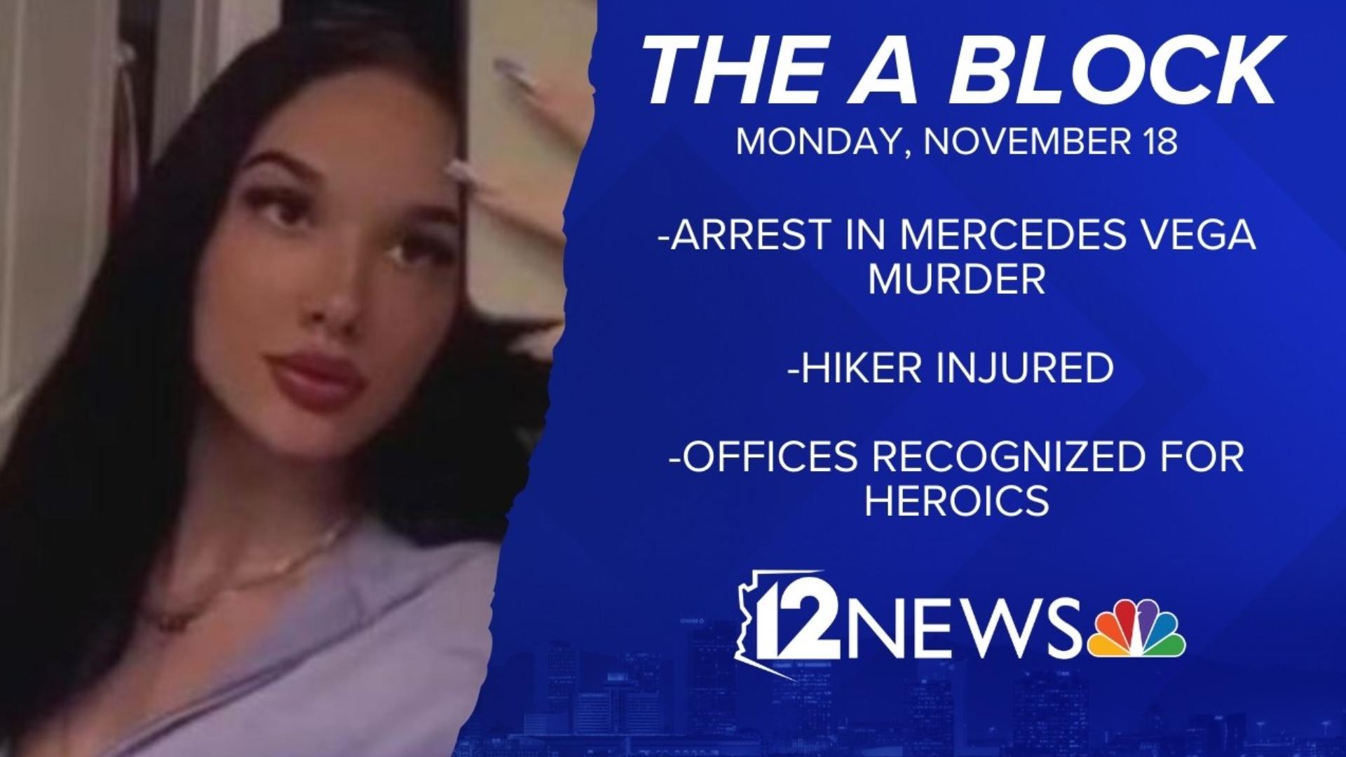 The A Block: Arrest in Mercedes Vega murder, hiker injured and offices ...