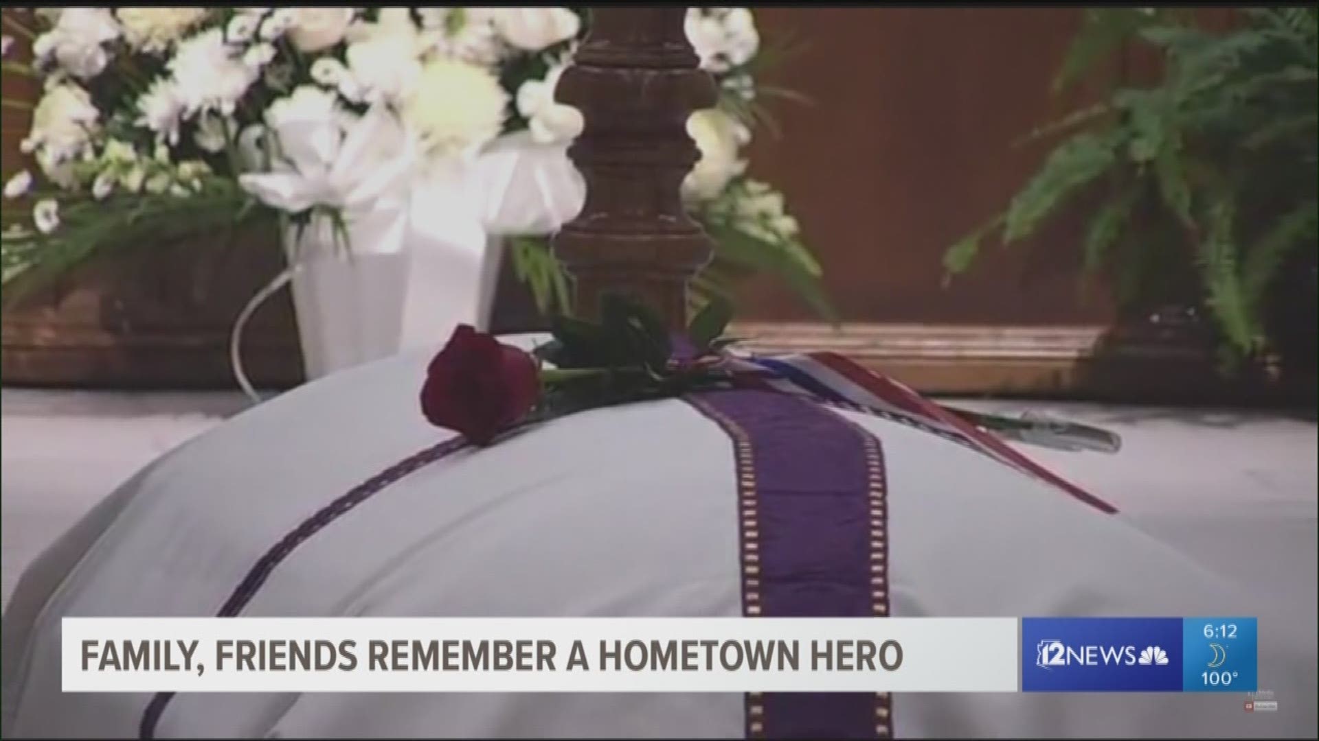 Hundreds gather at funeral to honor Chandler soldier's life | 12news.com