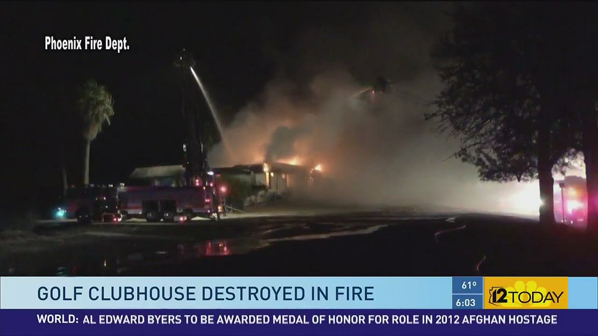 Ahwatukee golf clubhouse erupts in flames | 12news.com