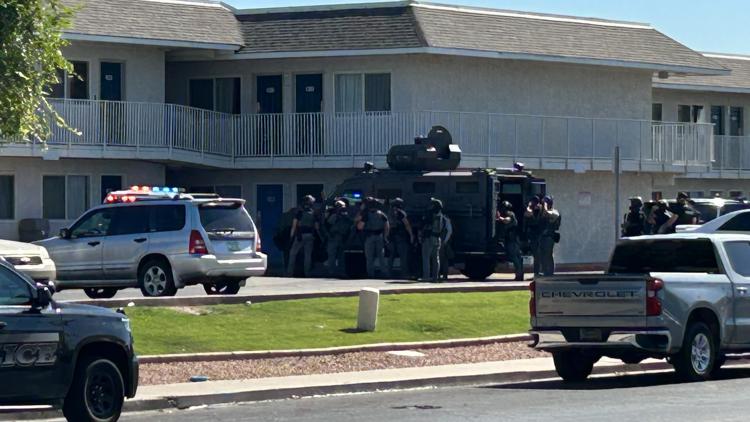 SWAT situation at a motel in Mesa | 12news.com