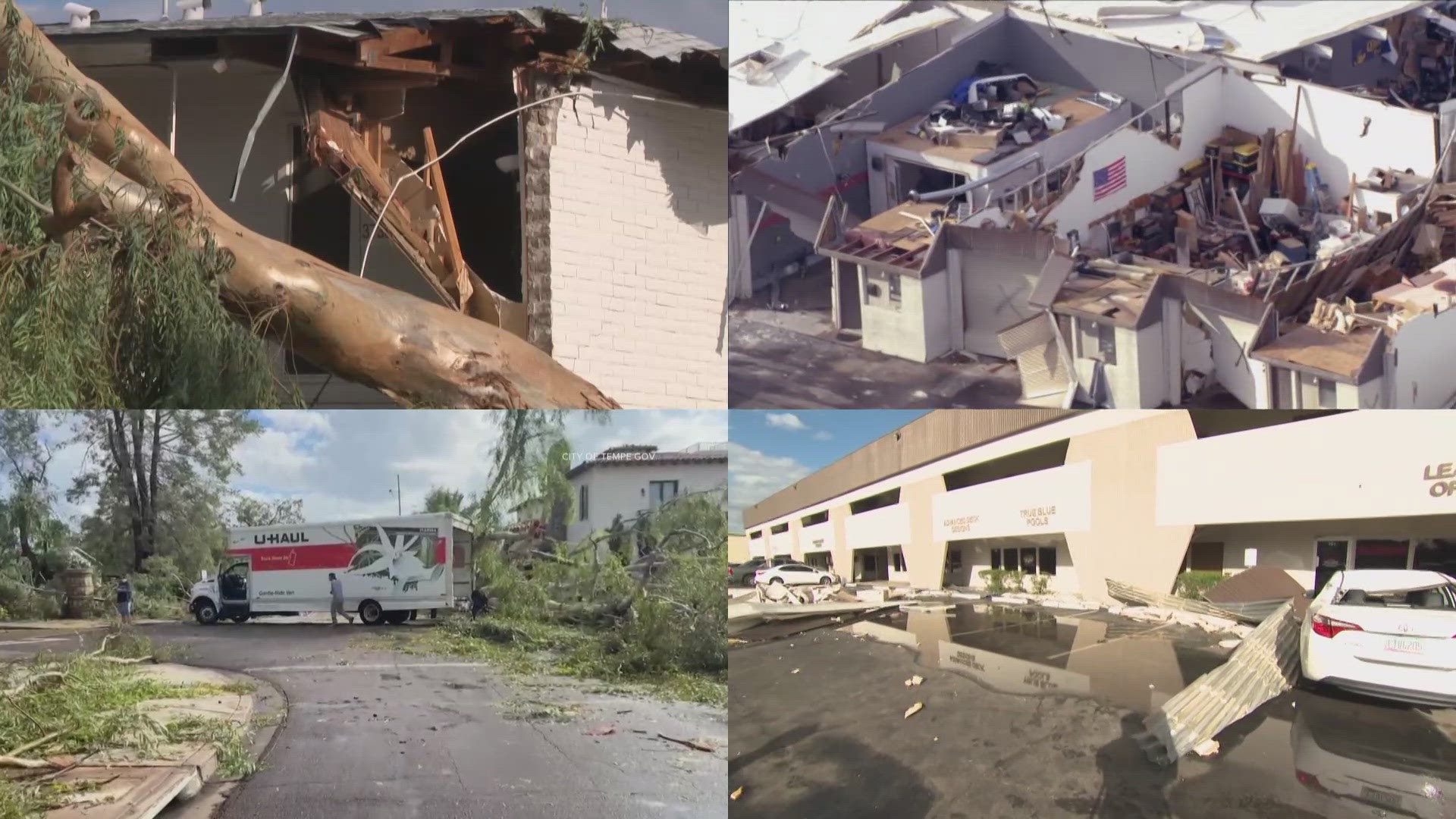 Tempe shifts to recovery mode after destructive microburst | 12news.com