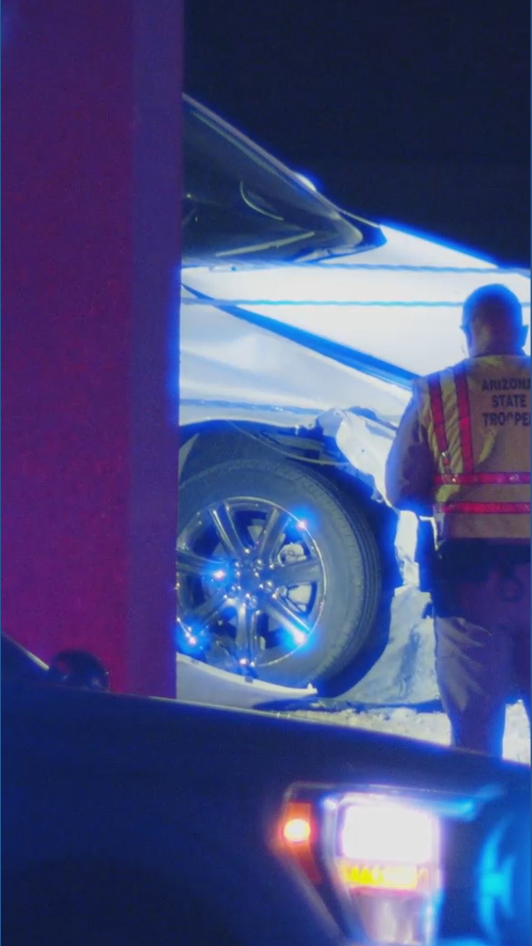 AZ DPS Troopers forced into life-threatening decisions colliding head ...