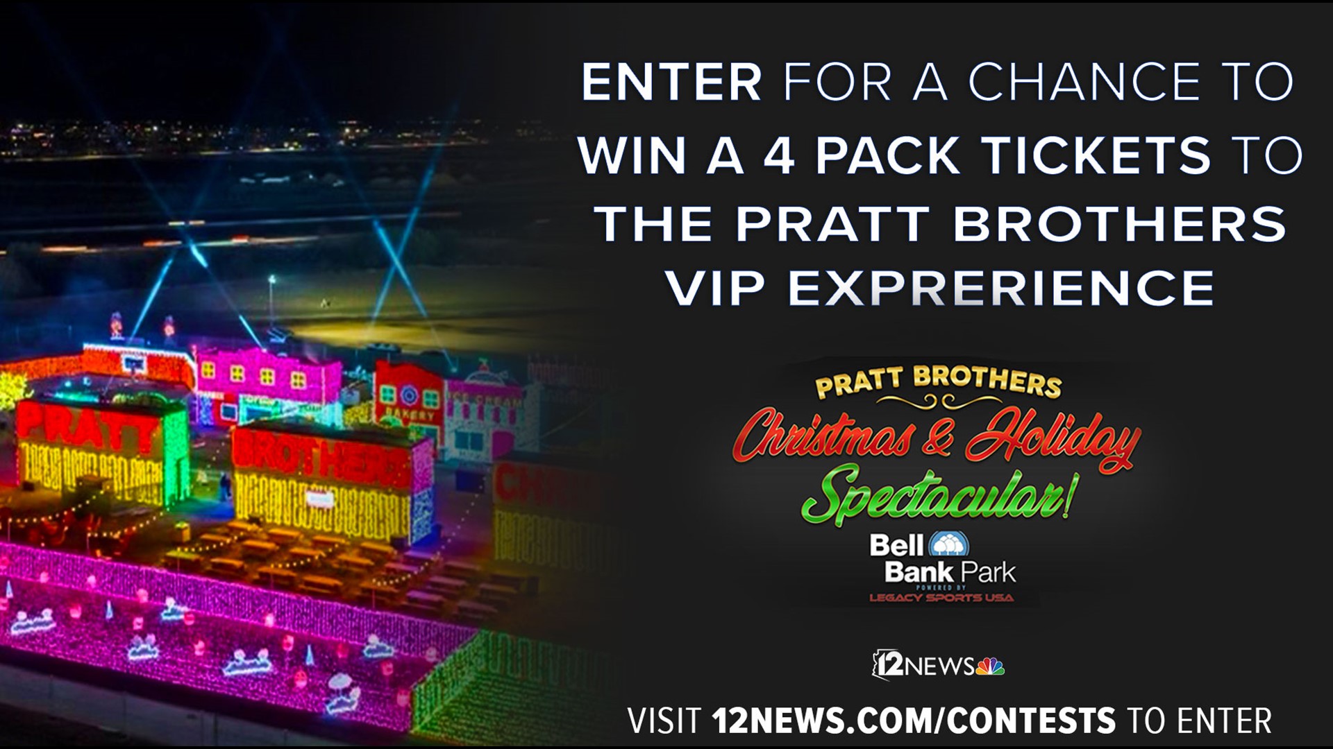 Win 4 tickets to the Pratt Brothers VIP Experience | 12news.com