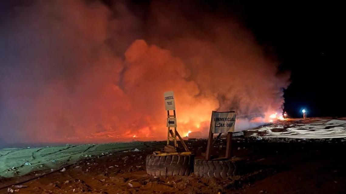 Landfill fire under investigation in Flagstaff, Arizona | 12news.com