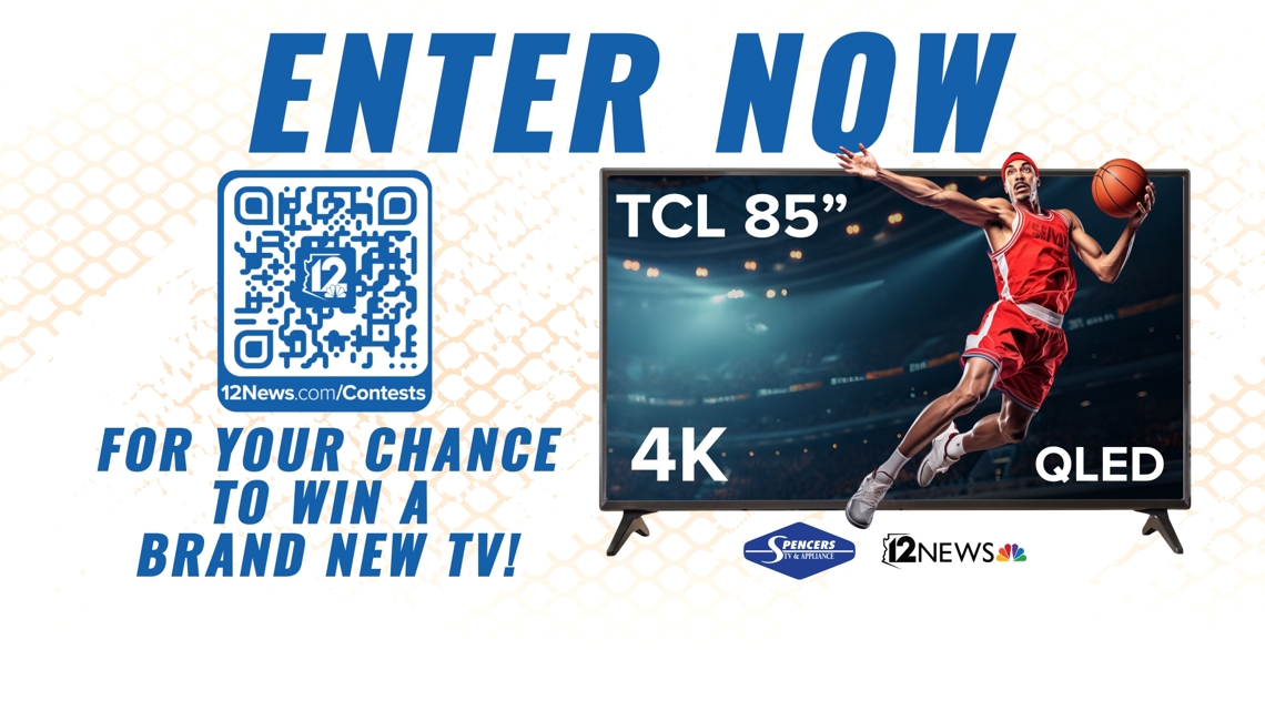 Sign up for a chance to win a brand new TV! | 12news.com