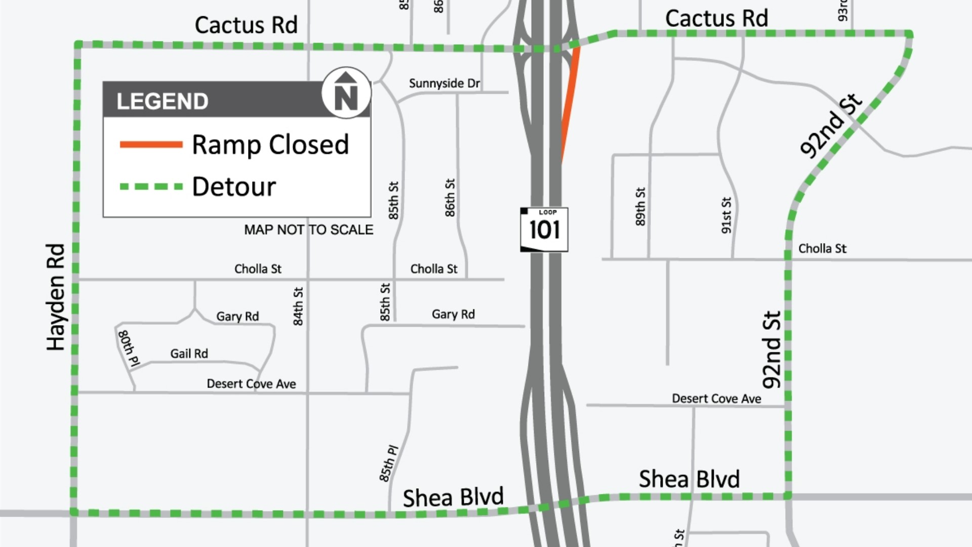 Multiple Scottsdale Loop 101 ramps to close for up to 60 days | 12news.com