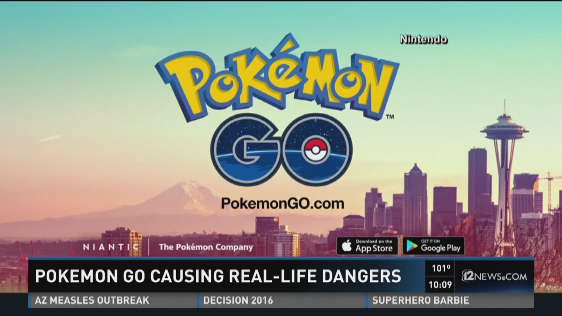 Pokemon Go causing real-life dangers | 12news.com