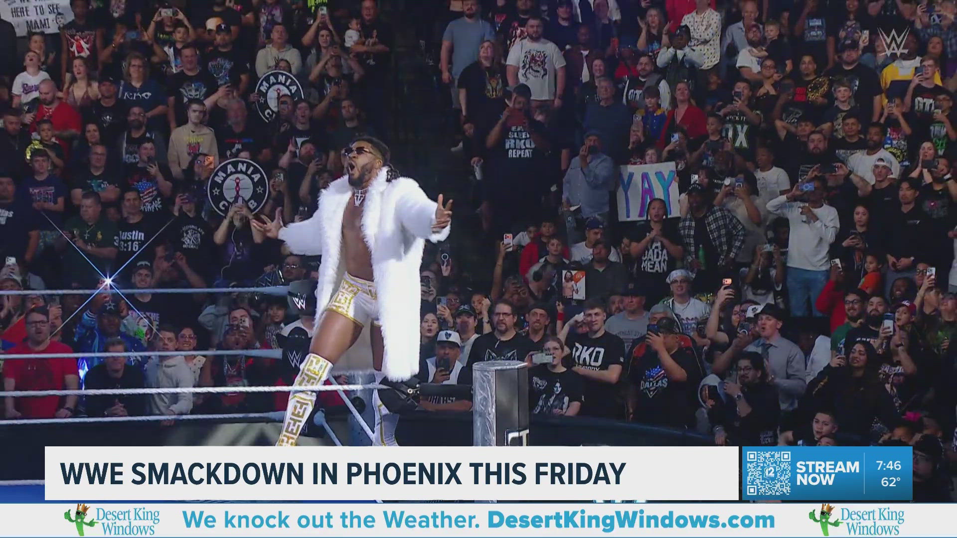 Trick Williams visit Phoenix for WWE Smackdown | 12news.com