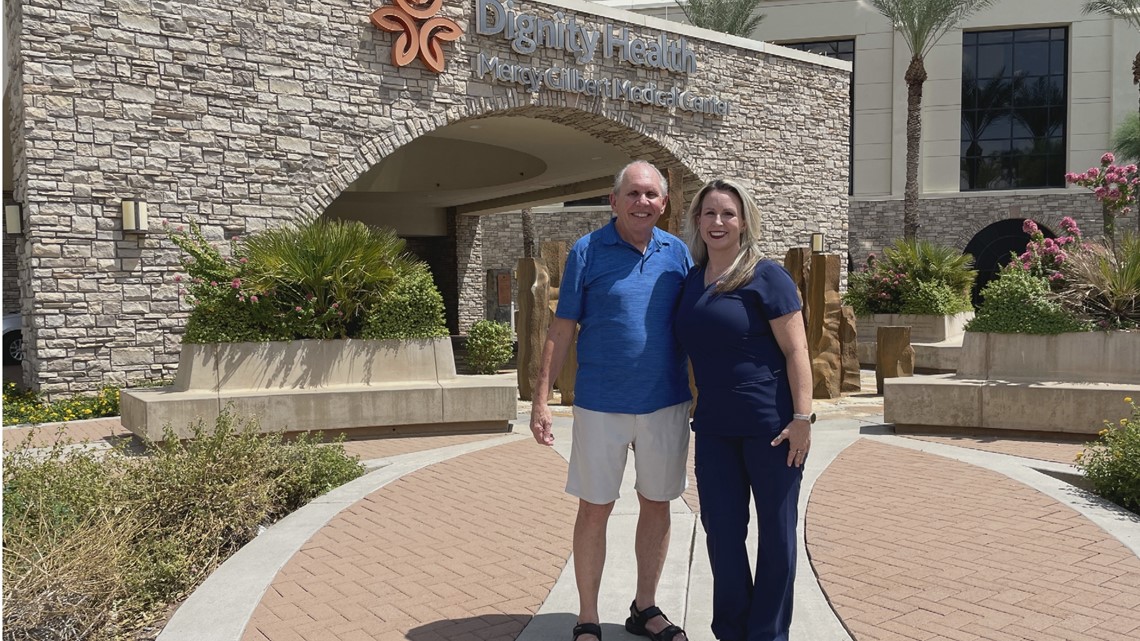 Queen Creek cyclist meets nurse who saved his life | 12news.com