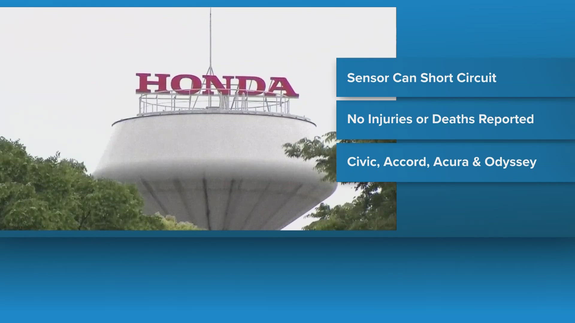 Over 100k Honda vehicles recalled | 12news.com