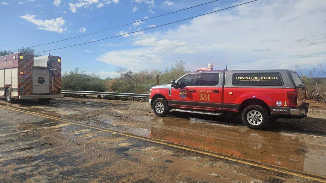 Police, fire crews respond to rescue calls as storms hit Phoenix ...