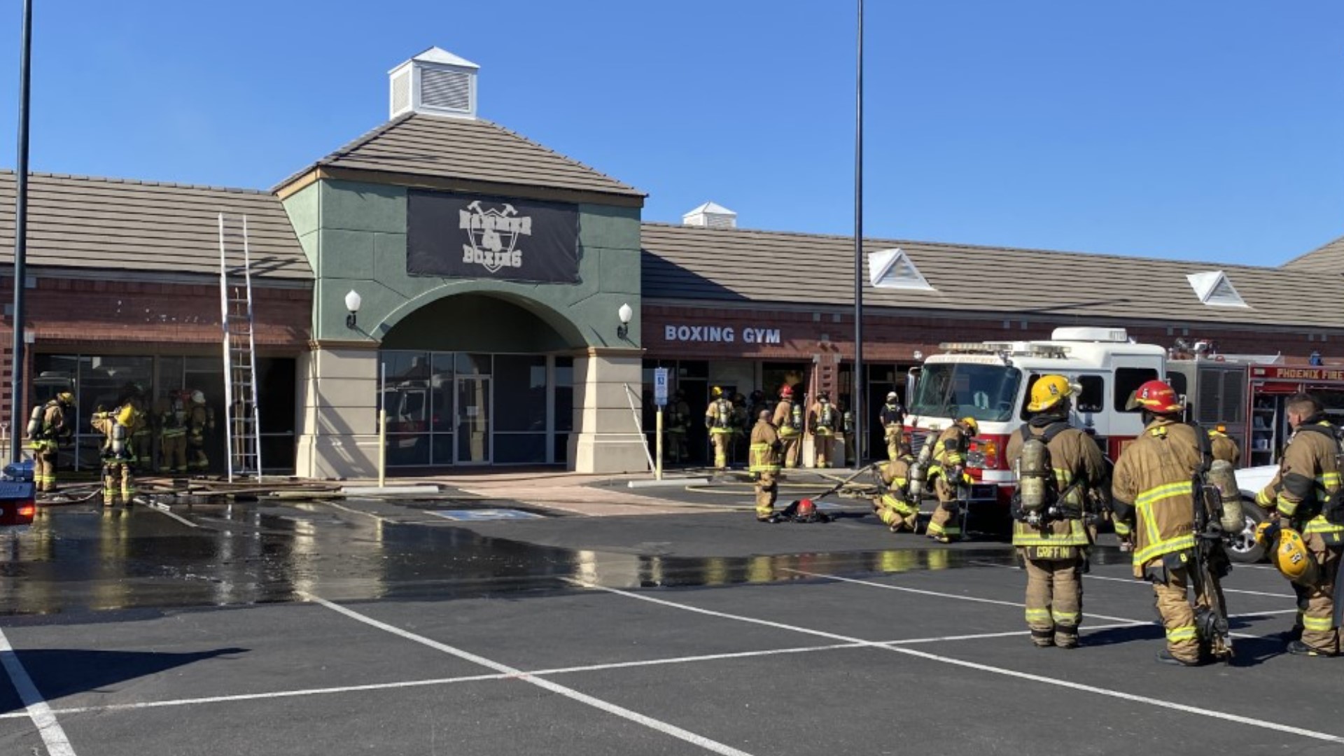 Phoenix boxing gym damaged by fire | 12news.com