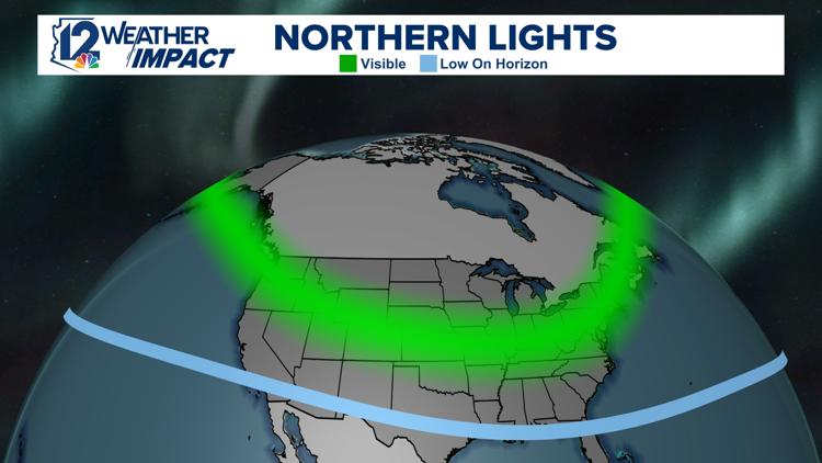 Northern lights may be visible from Arizona tonight | 12news.com