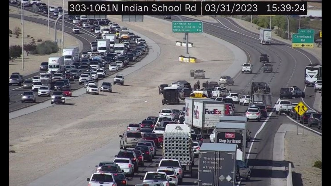 Loop 303 reopens after serious injury crash Friday | 12news.com