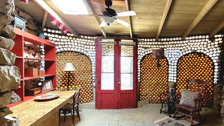 Home made of glass bottles is now for sale in Tucson | 12news.com