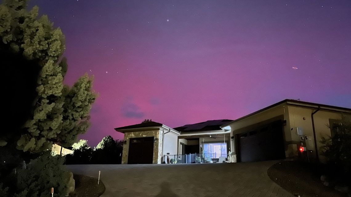 Did you see it? Northern Lights visible in Arizona | 12news.com