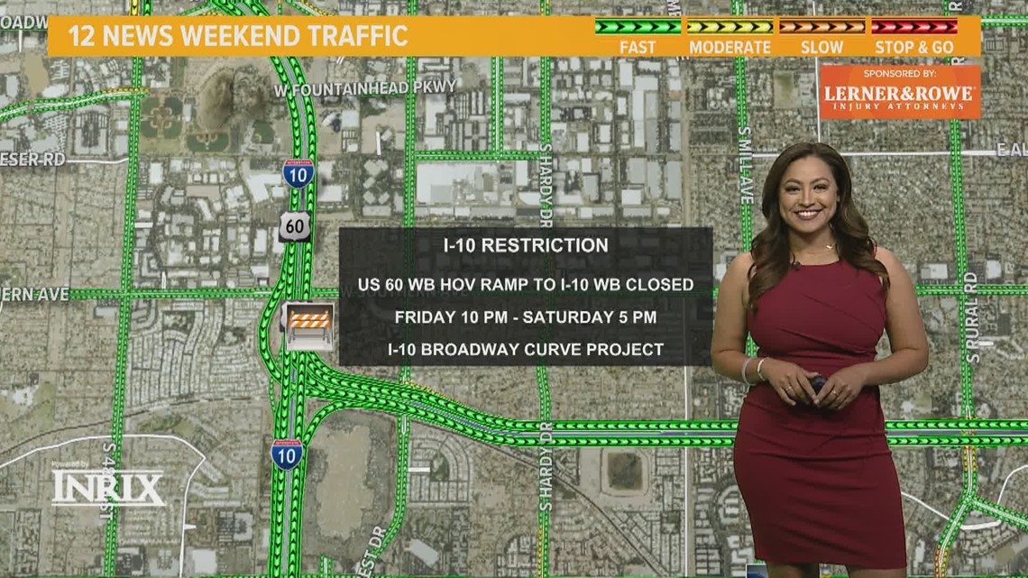 Phoenix weekend traffic report for April 15 | 12news.com