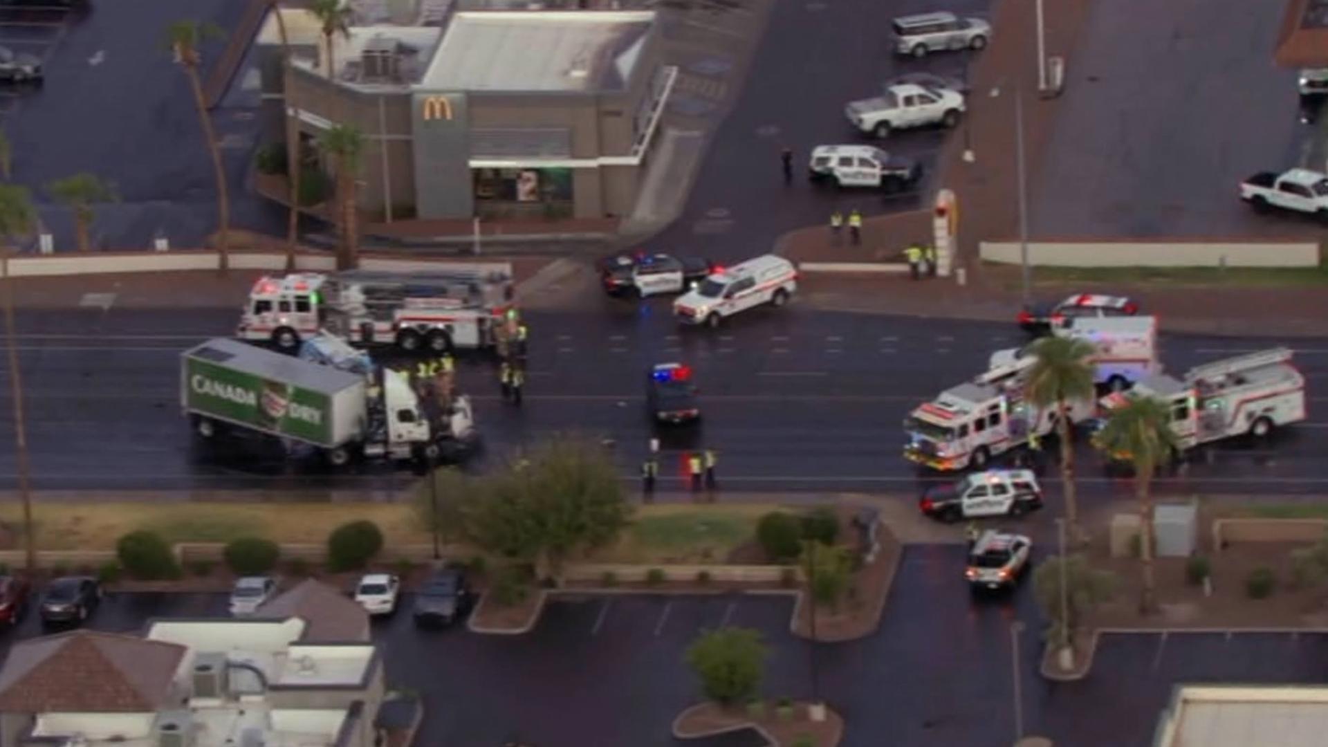 Fatal crash involving semi-truck leaves 1 dead | 12news.com