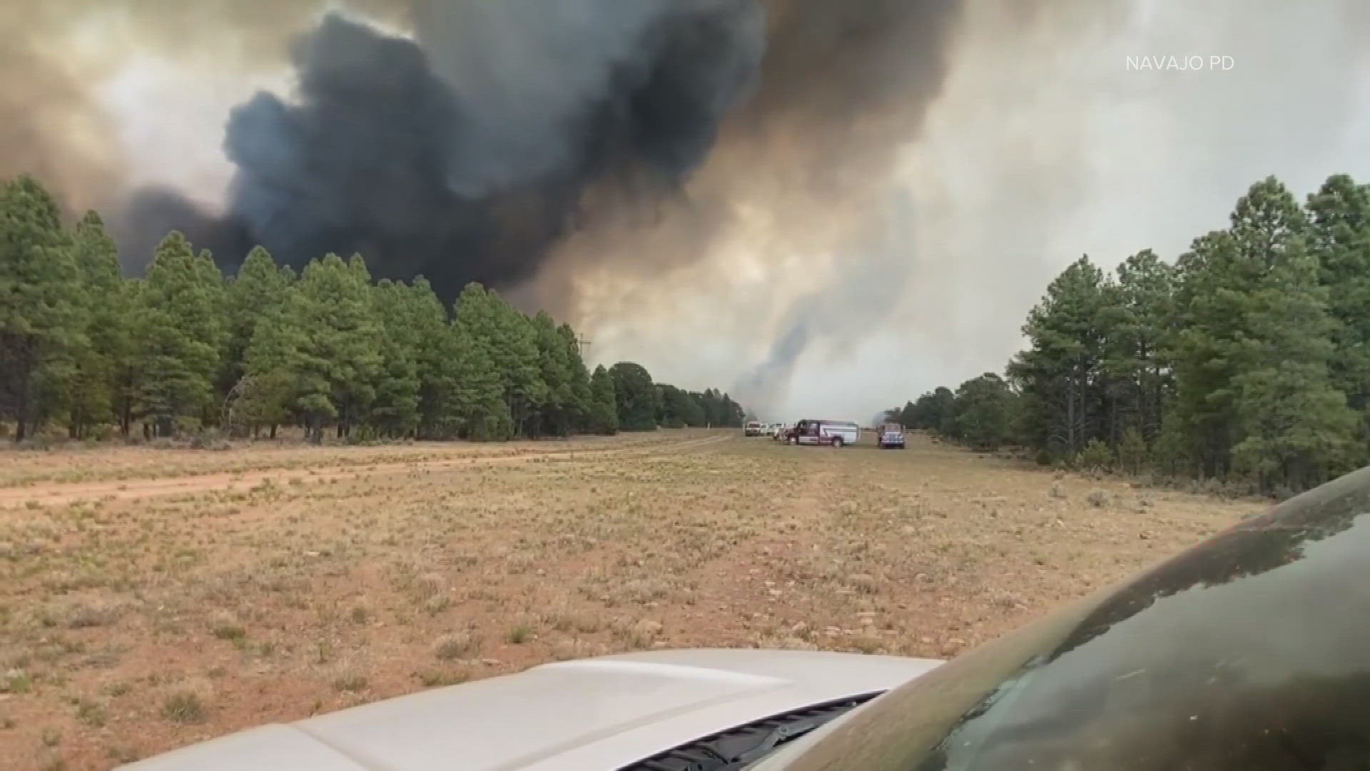 Orchard Fire in Arizona burning near Yavapai College | 12news.com