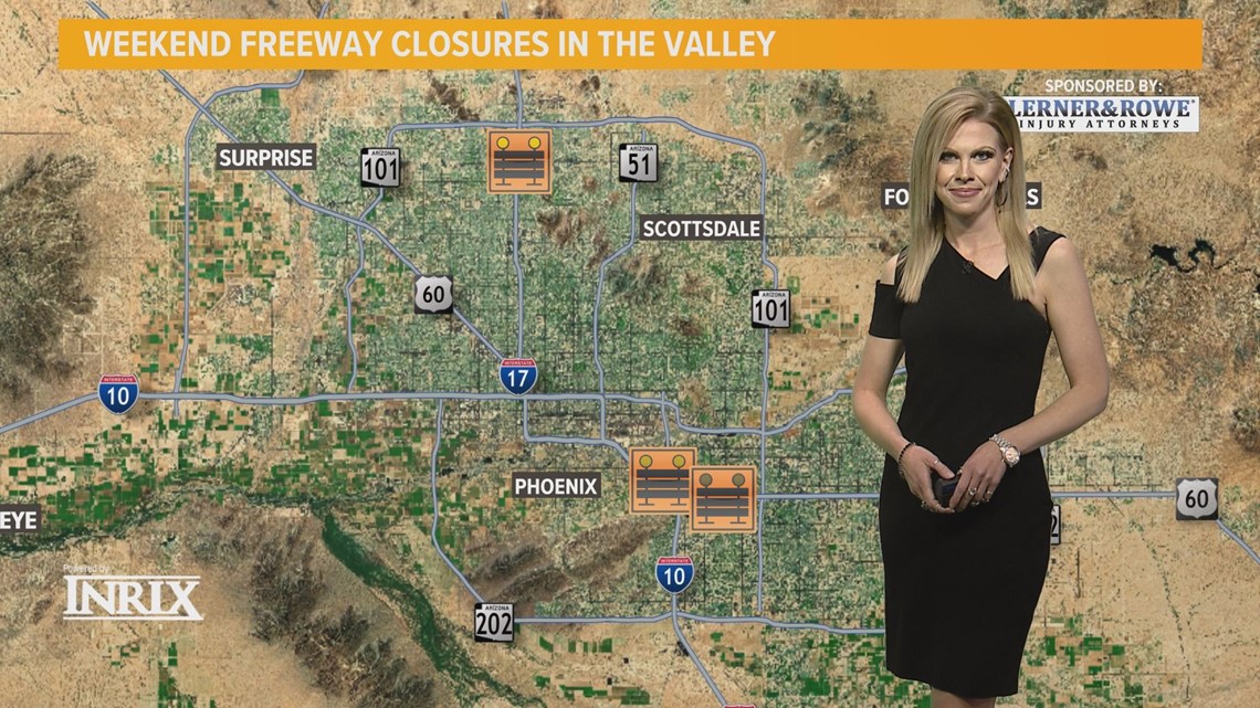 Phoenix traffic report: Weekend closures and detours for June 23 ...