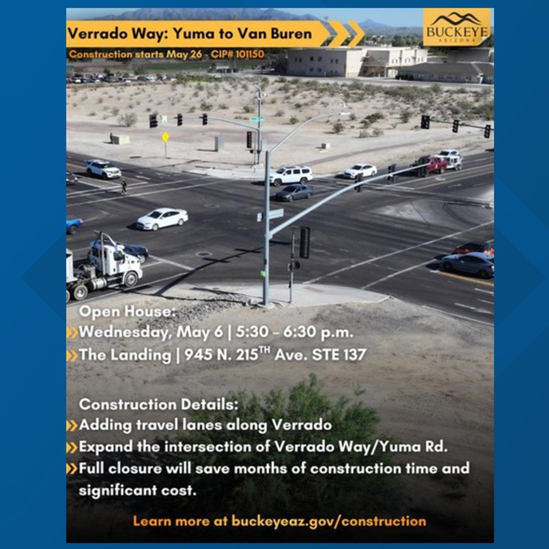 Construction on Verrado Way in Buckeye to begin in May | 12news.com