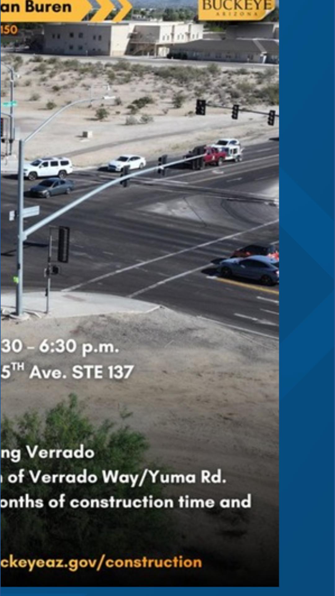 Construction on Verrado Way in Buckeye to begin in May | 12news.com