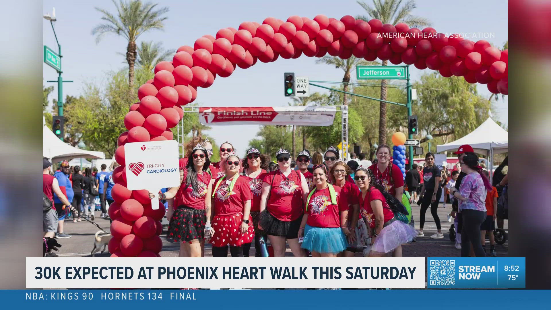 30K expected at Phoenix Heart Walk Saturday | 12news.com