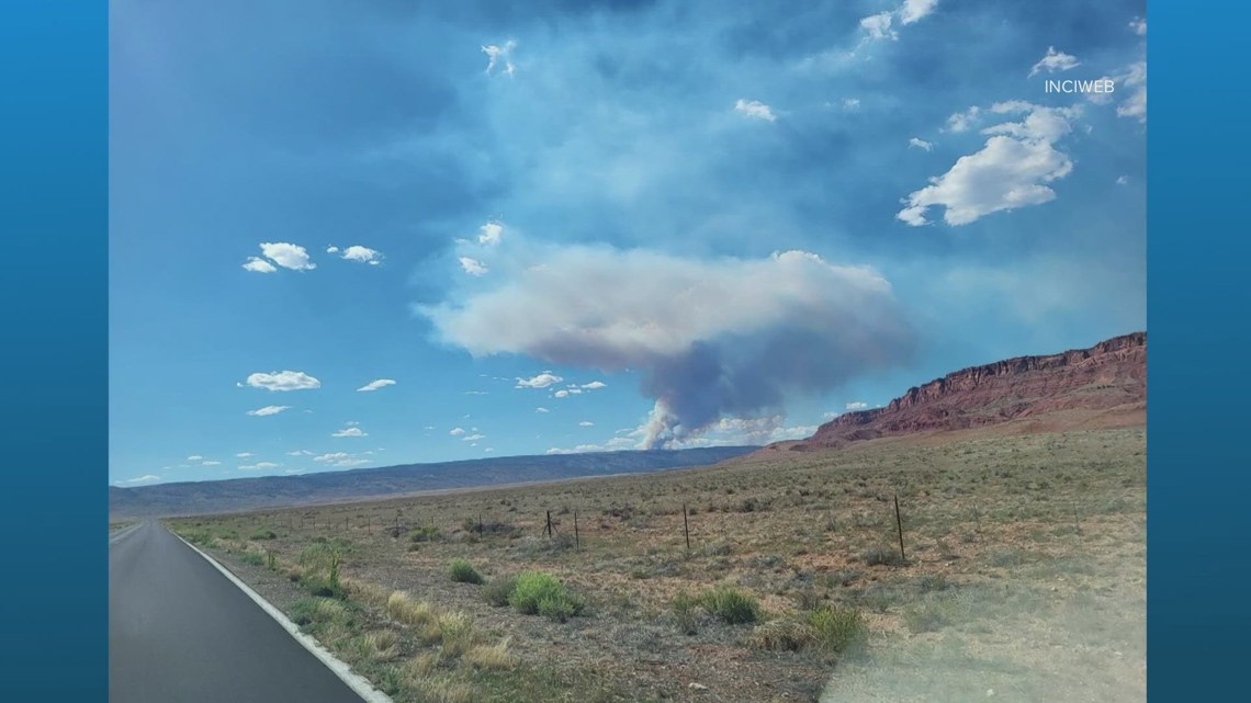 Lightning blamed for sparking two wildfires in Arizona | 12news.com