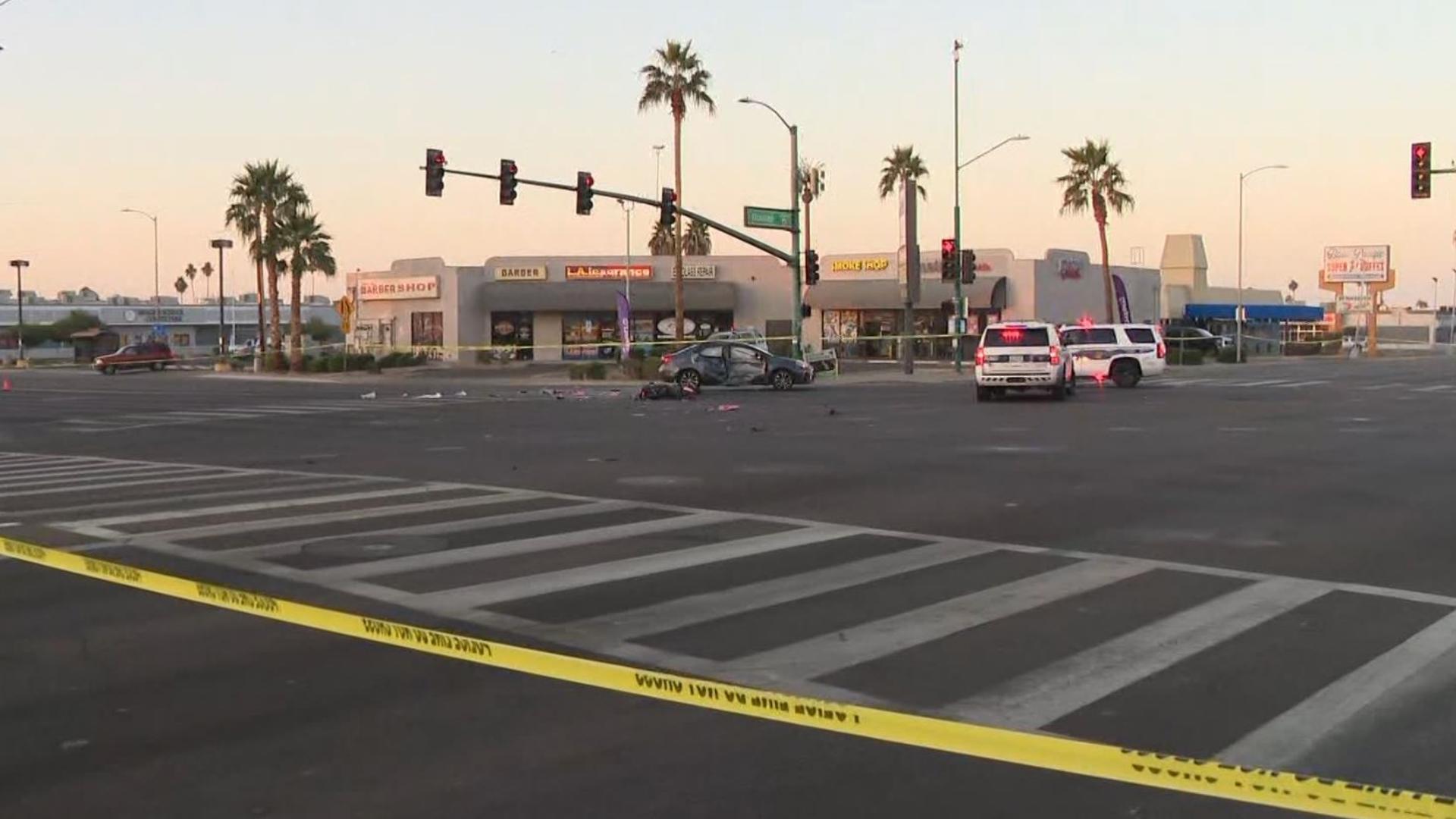 Woman killed in Phoenix motorcycle crash | 12news.com