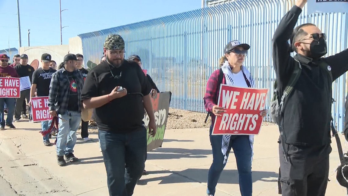 Protesters march as immigration debate continues in Arizona | 12news.com