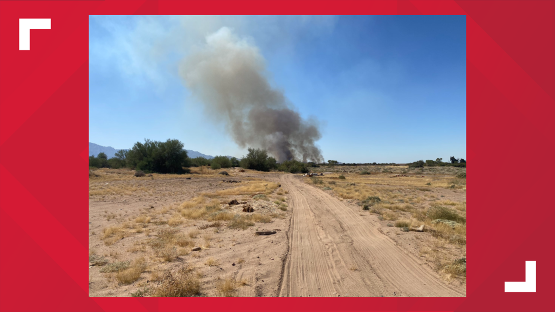 Crews work to extinguish brush fire in Phoenix | 12news.com