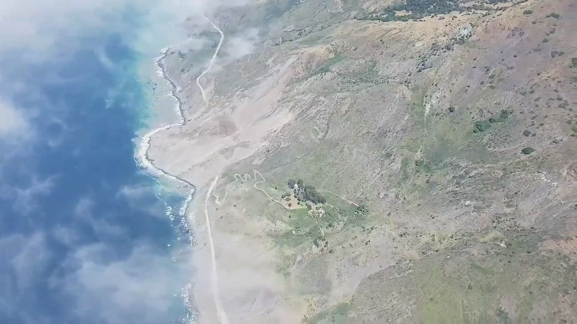 Video shows California's Highway 1 wiped out in massive rockslide near ...