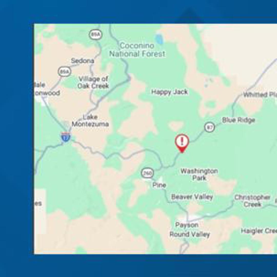 SR 87 closed near Strawberry due to brush fire | 12news.com