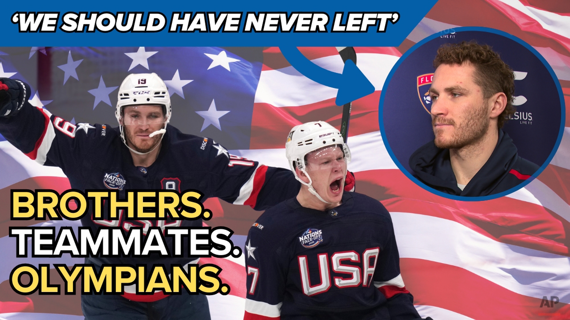 Tkachuk brothers set for Olympic debut, 20 years after watching dad ...