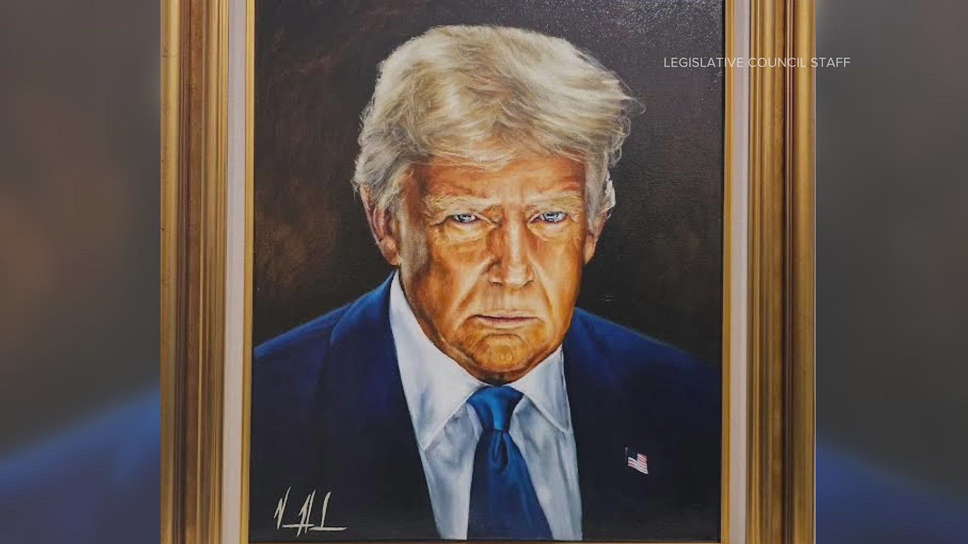 Trump-approved portrait going up at Colorado Capitol | 12news.com