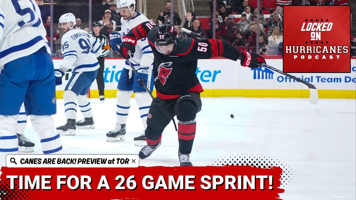 Hurricanes are on a 26 Game Sprint to the NHL Playoffs | 12news.com